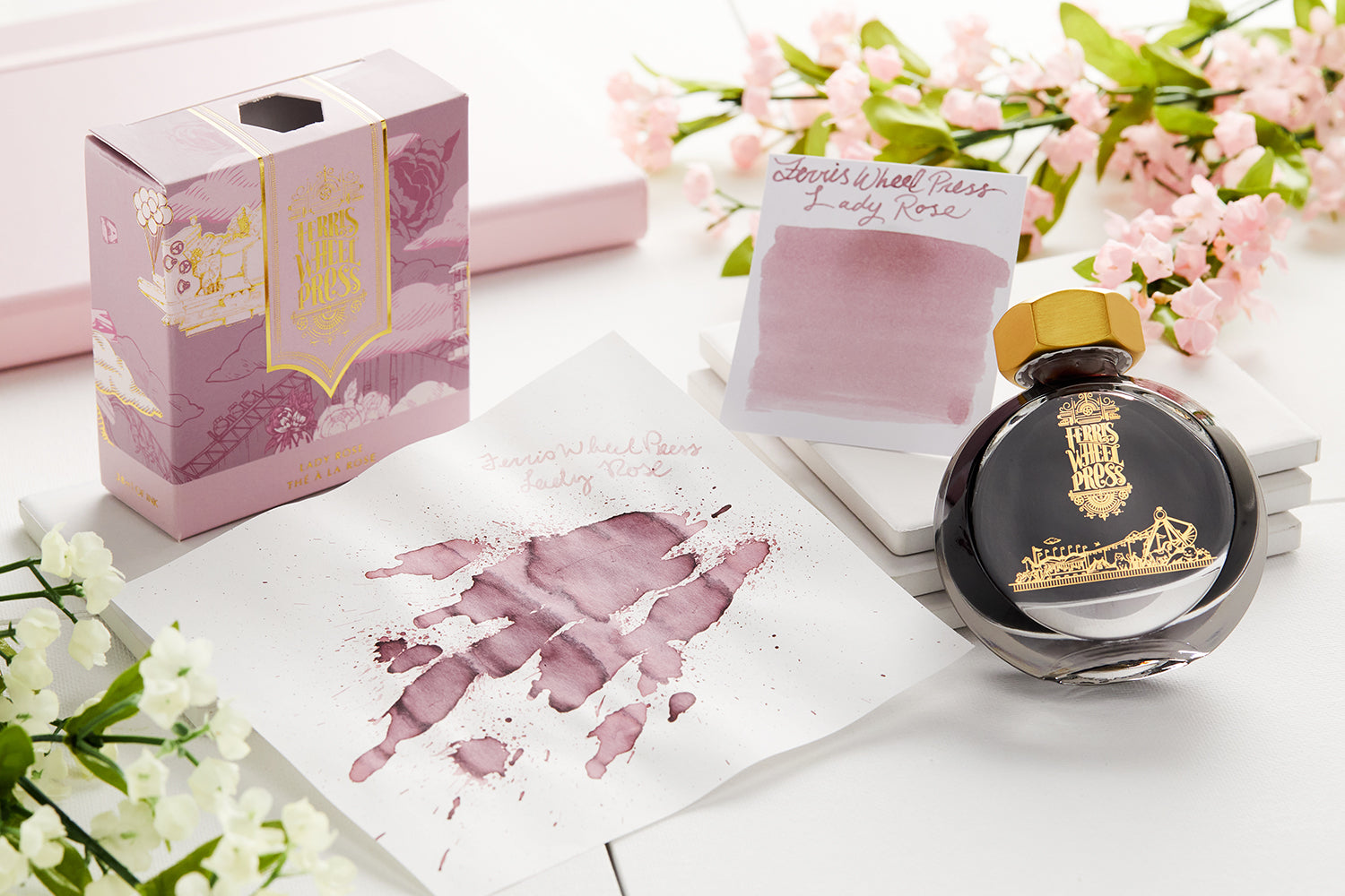 Ferris Wheel Press Lady Rose: Fountain Pen Ink Review - The Goulet Pen ...