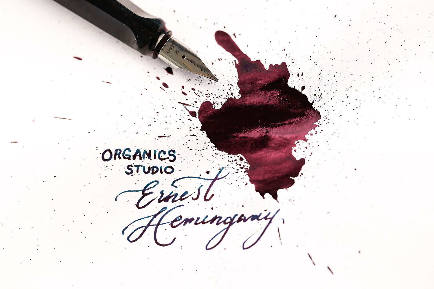 Organics Studio Santiago's Sea Blue: Ink Review - The Goulet Pen Company