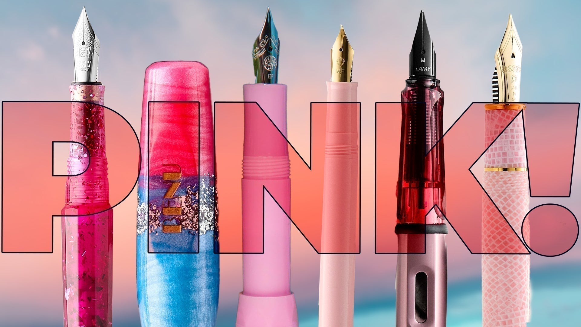 Top Pink Pens - The Goulet Pen Company