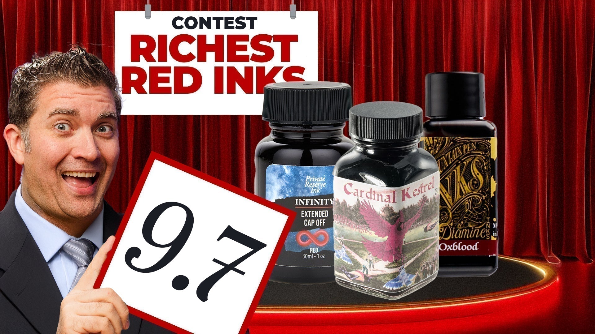 Richest Red Fountain Pen Inks - The Goulet Pen Company
