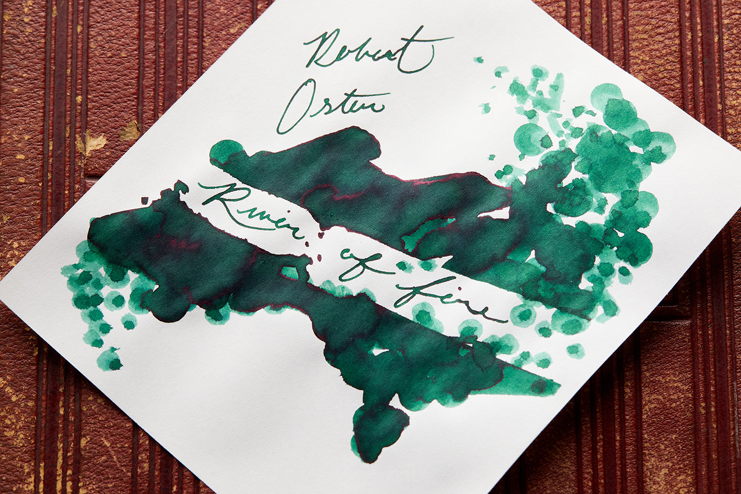 Robert Oster River of Fire: Fountain Pen Ink Review - The Goulet Pen ...