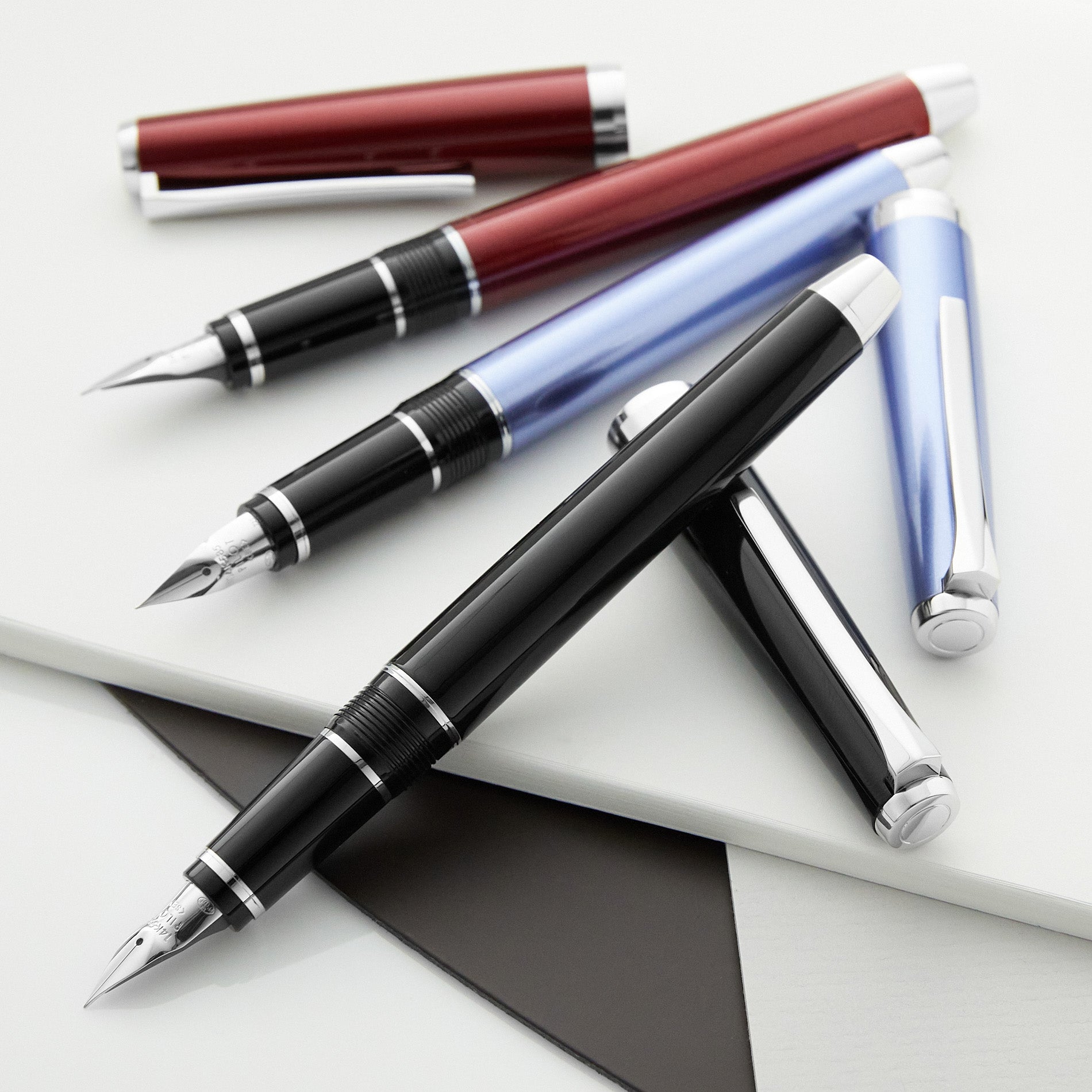 Pilot Metal Falcon Fountain Pens - The Goulet Pen Company