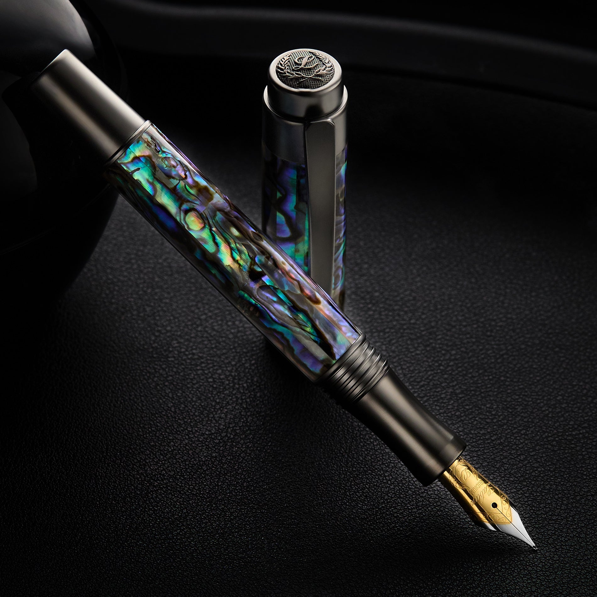 Laban Abalone Fountain Pens - The Goulet Pen Company