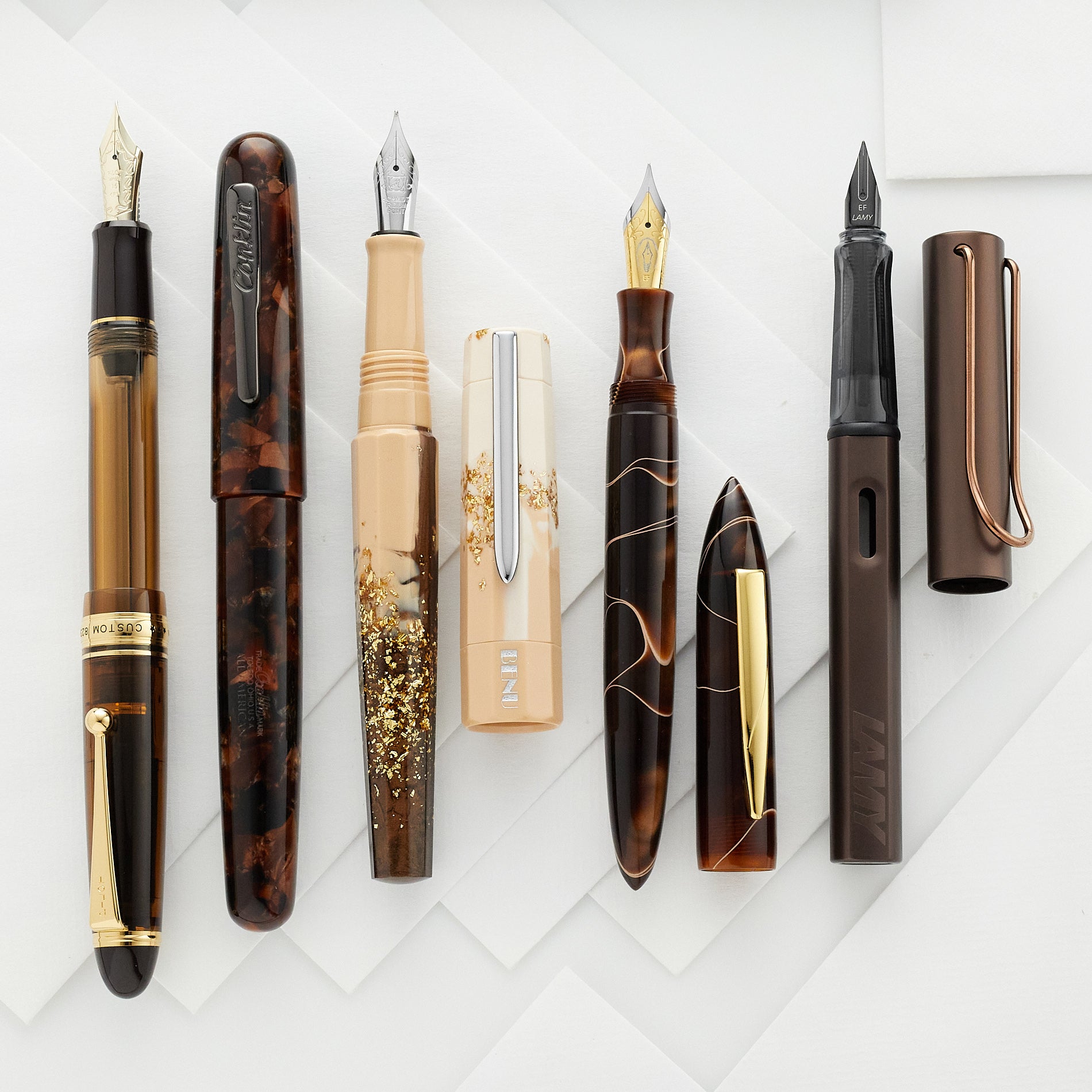 Brown Fountain Pens - The Goulet Pen Company