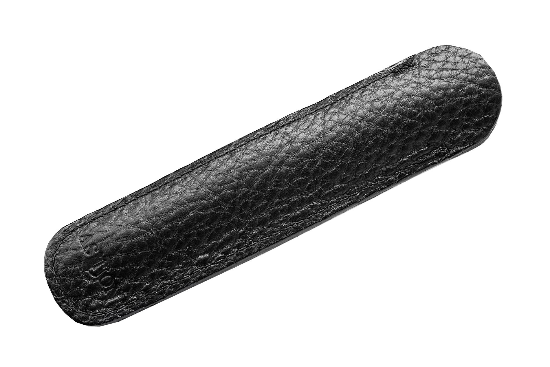 Aston Leather Single Slip Pen Pouch - Black - The Goulet Pen Company