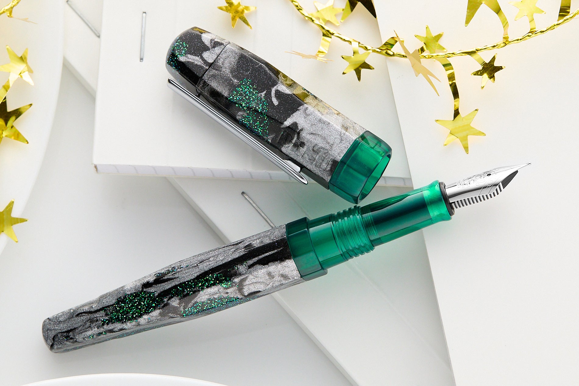 BENU AstroGem Fountain Pen - Leto - The Goulet Pen Company