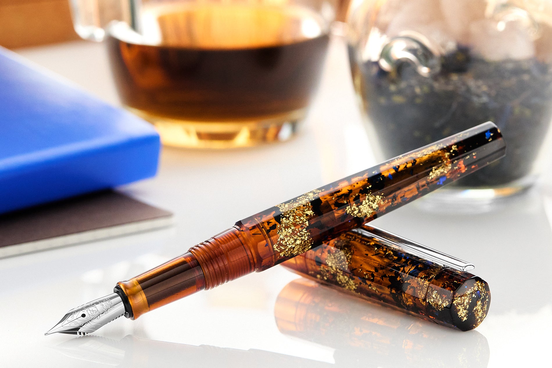 BENU Euphoria Fountain Pen - Earl Grey (Special Edition) - The Goulet Pen Company