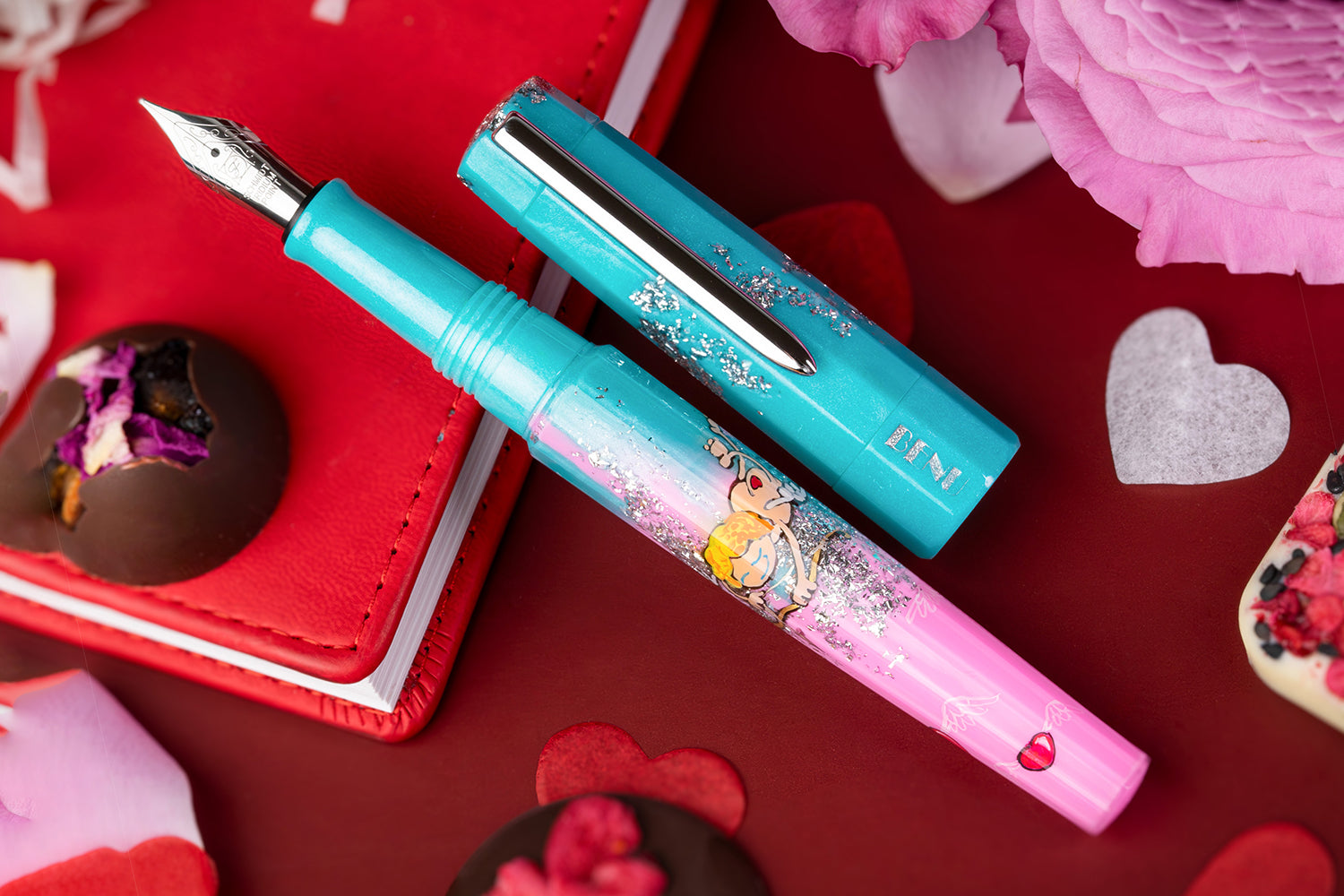 BENU Euphoria Fountain Pen - Love's Little Lark (Limited Edition) - The Goulet Pen Company