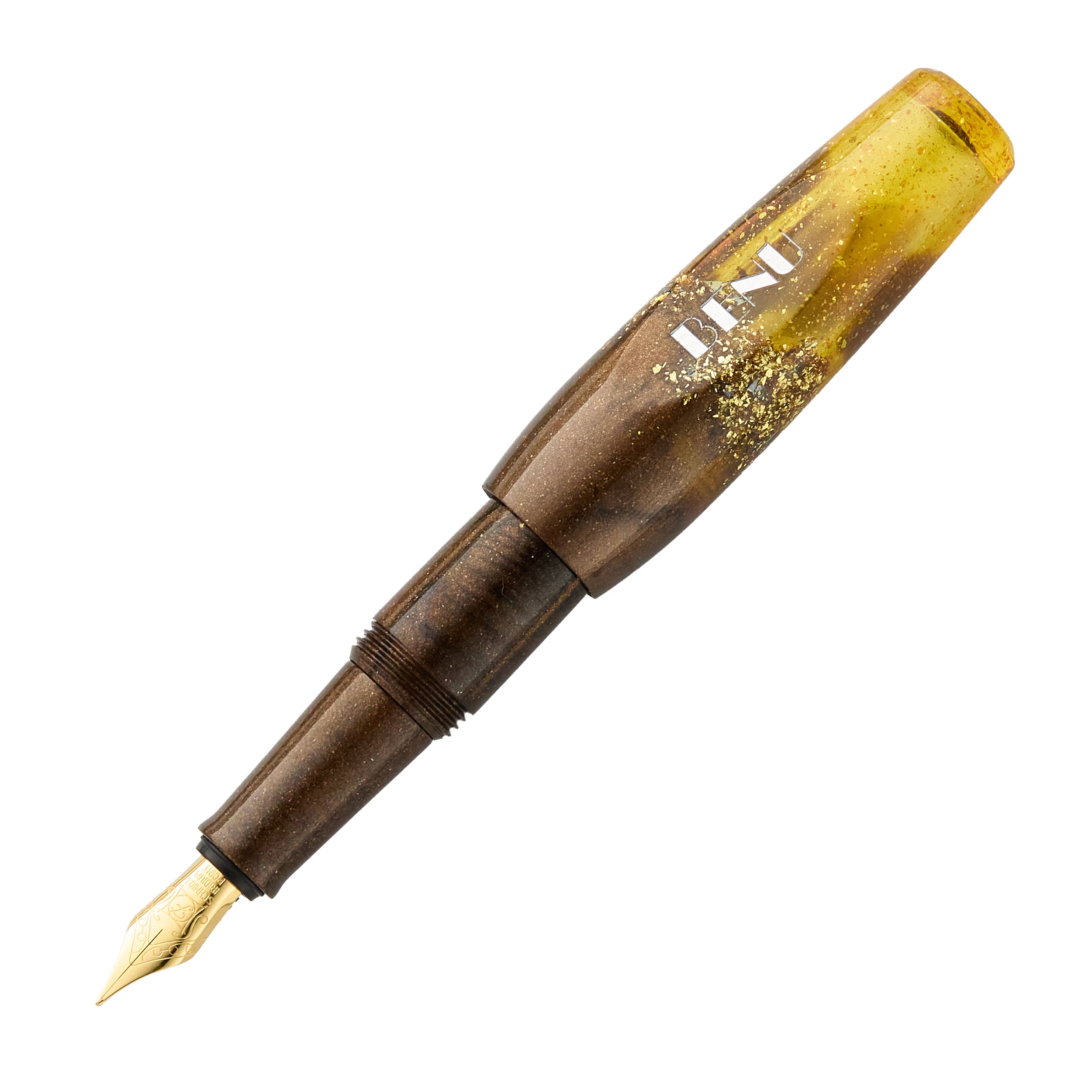 BENU Pixie Fountain Pen - Honey Bronze - The Goulet Pen Company