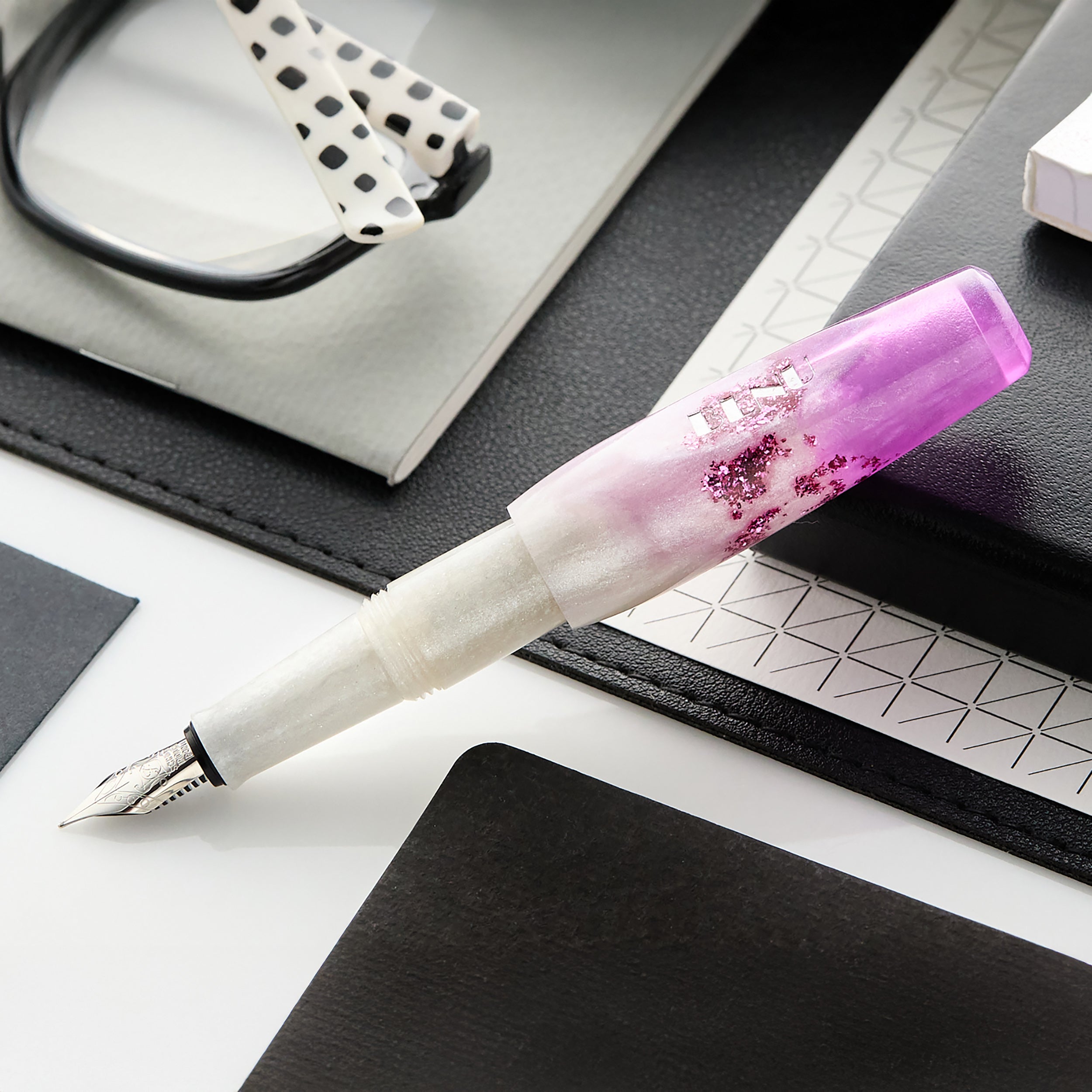 BENU Pixie Fountain Pen - Icy Violet - The Goulet Pen Company