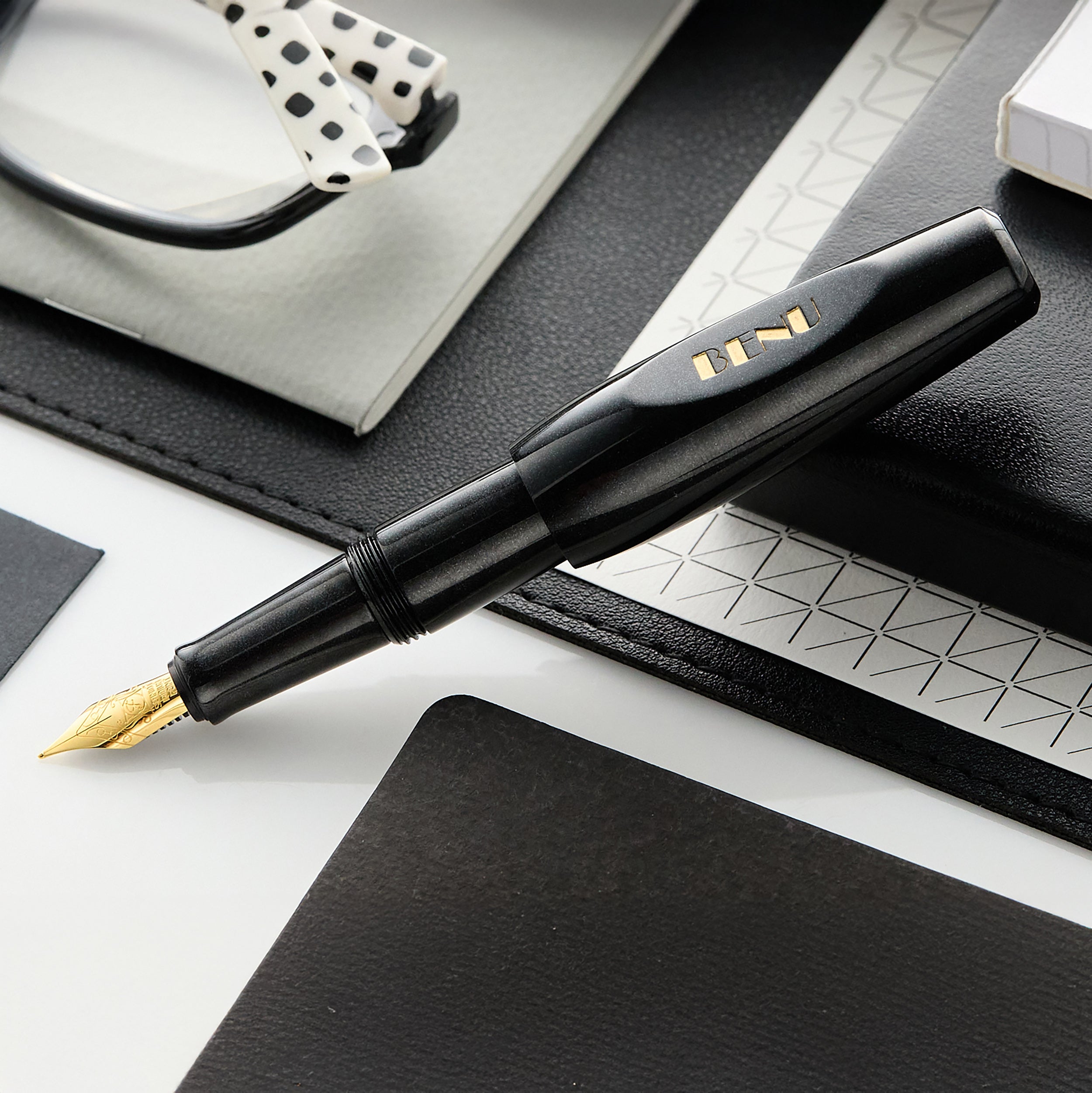 BENU Pixie Fountain Pen - Smoky Black - The Goulet Pen Company
