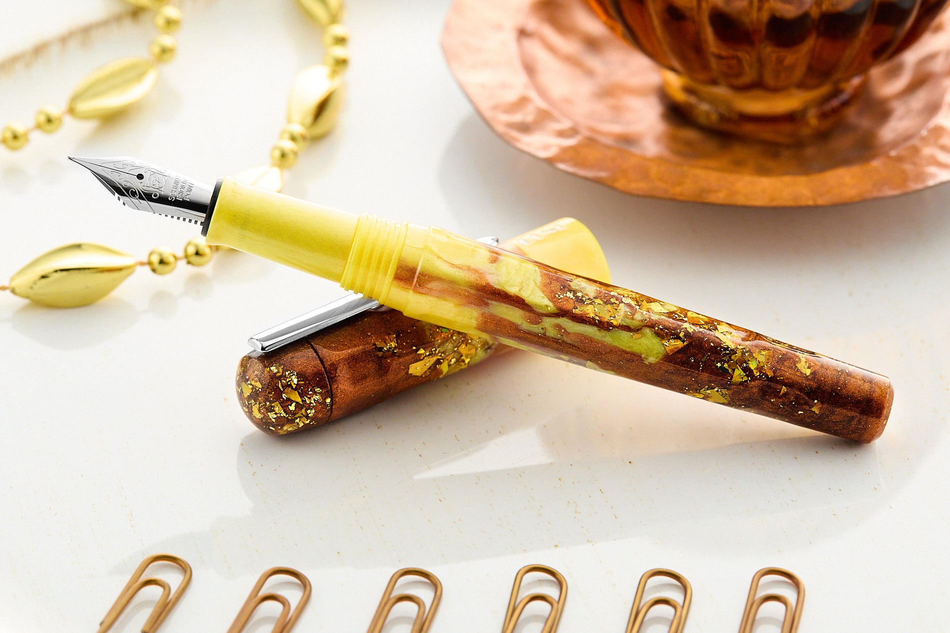 BENU Talisman Fountain Pen - Frankincense - The Goulet Pen Company
