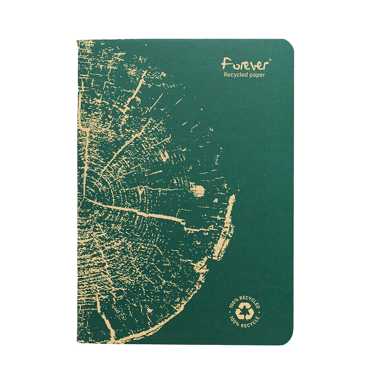 Clairefontaine Forever Recycled Staplebound A5 Notebook - Pine Green ...
