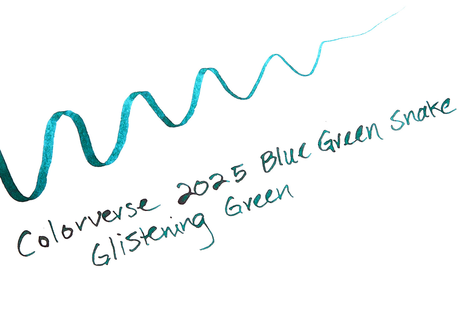Colorverse Blue Green Snake Glistening Green - 15ml Bottled Ink - The ...