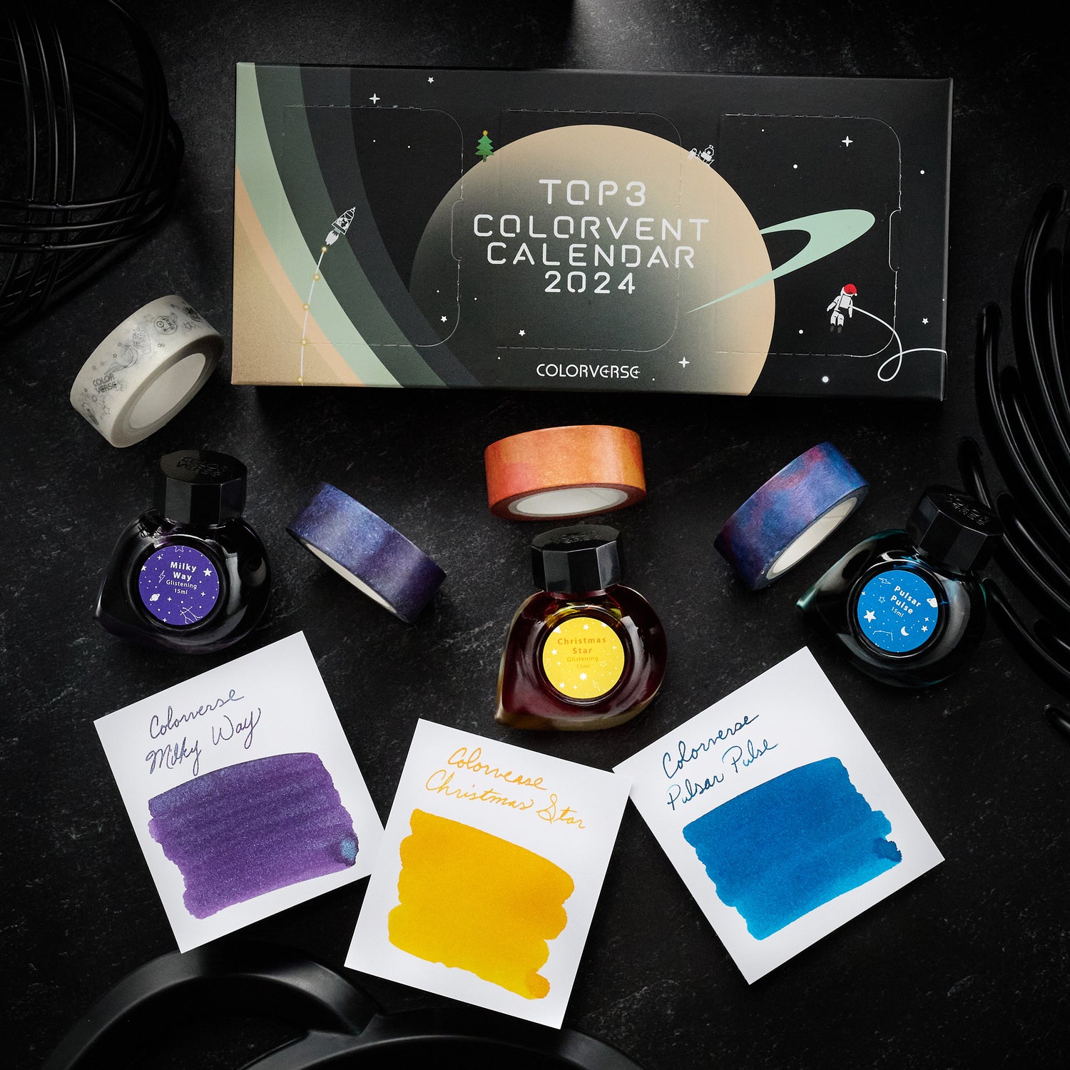 Colorverse Calendar 2024 Top 3 Ink Set - The Goulet Pen Company