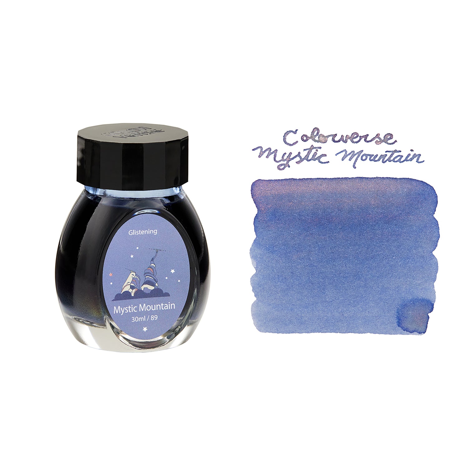 Colorverse Mystic Mountain Glistening - 30ml Bottled Fountain Pen Ink ...