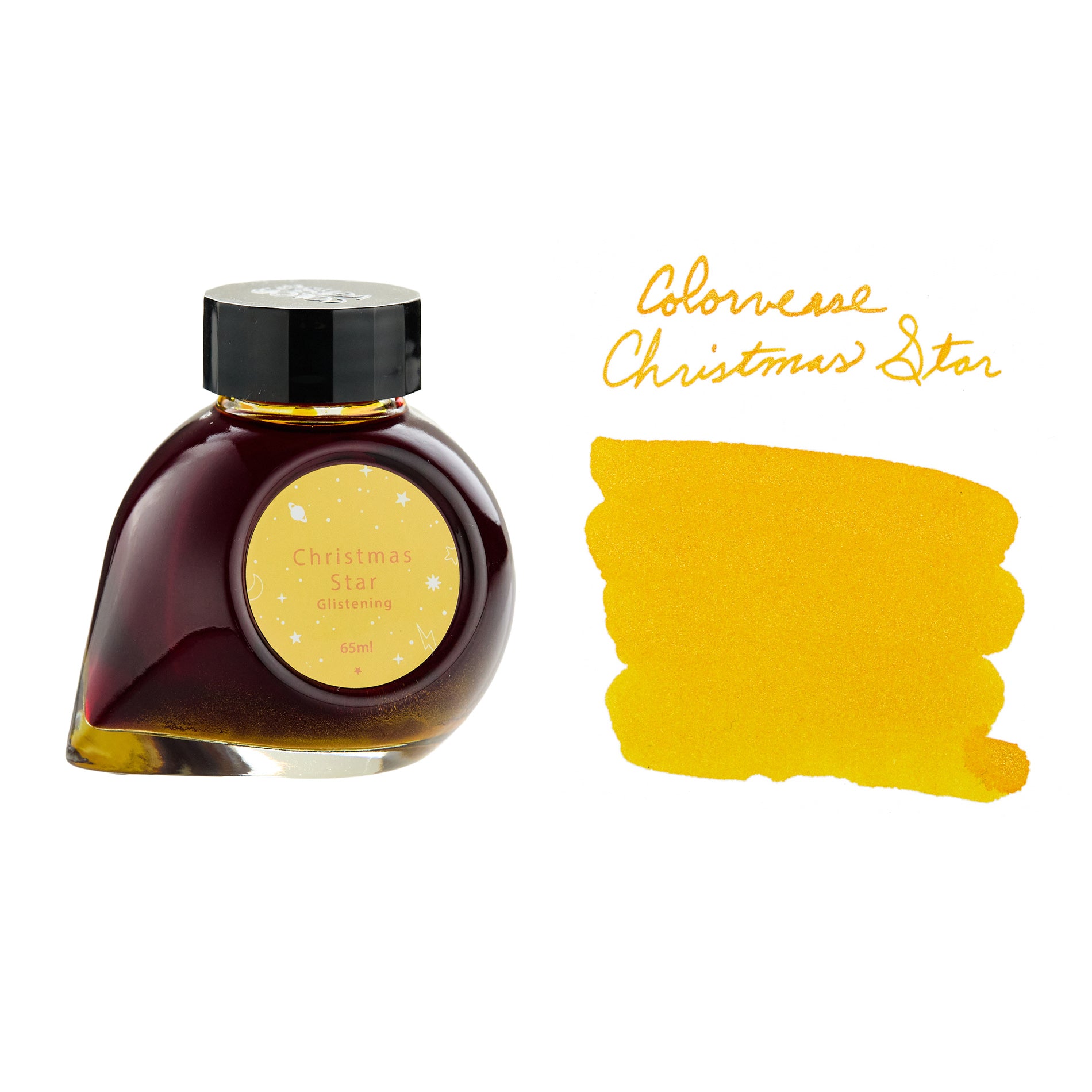Colorverse Christmas Star Glistening - 65ml Bottled Fountain Pen Ink ...