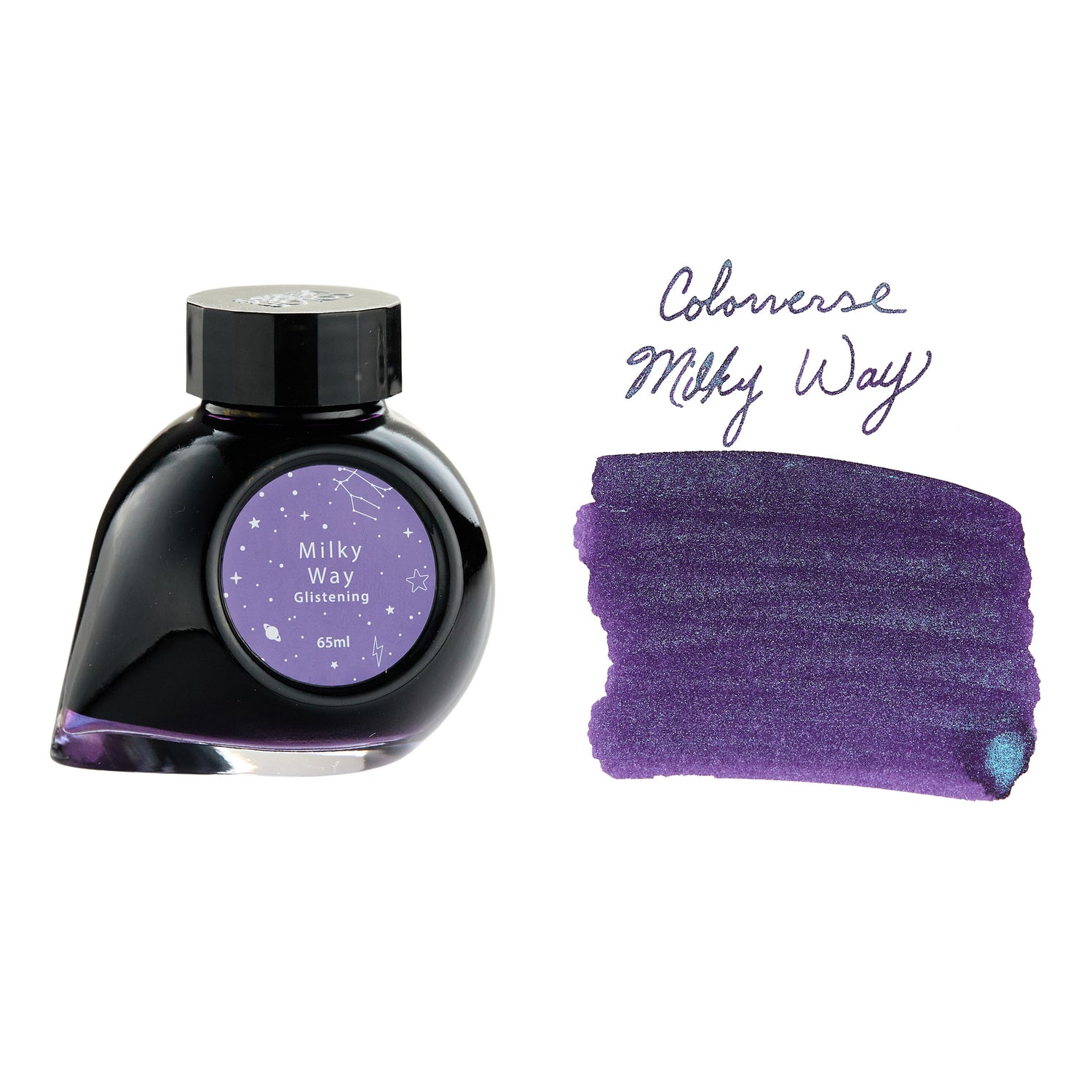 Colorverse Milky Way Glistening - 65ml Bottled Fountain Pen Ink - The ...