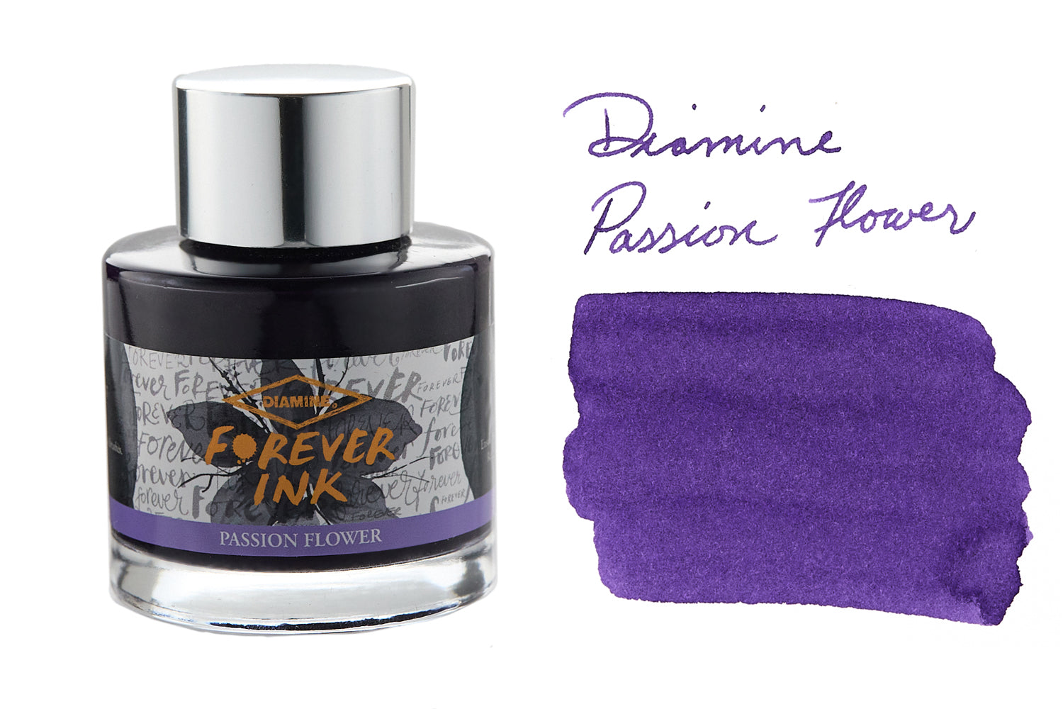 Diamine Forever Passion Flower - 50ml Bottled Fountain Pen Ink - The ...