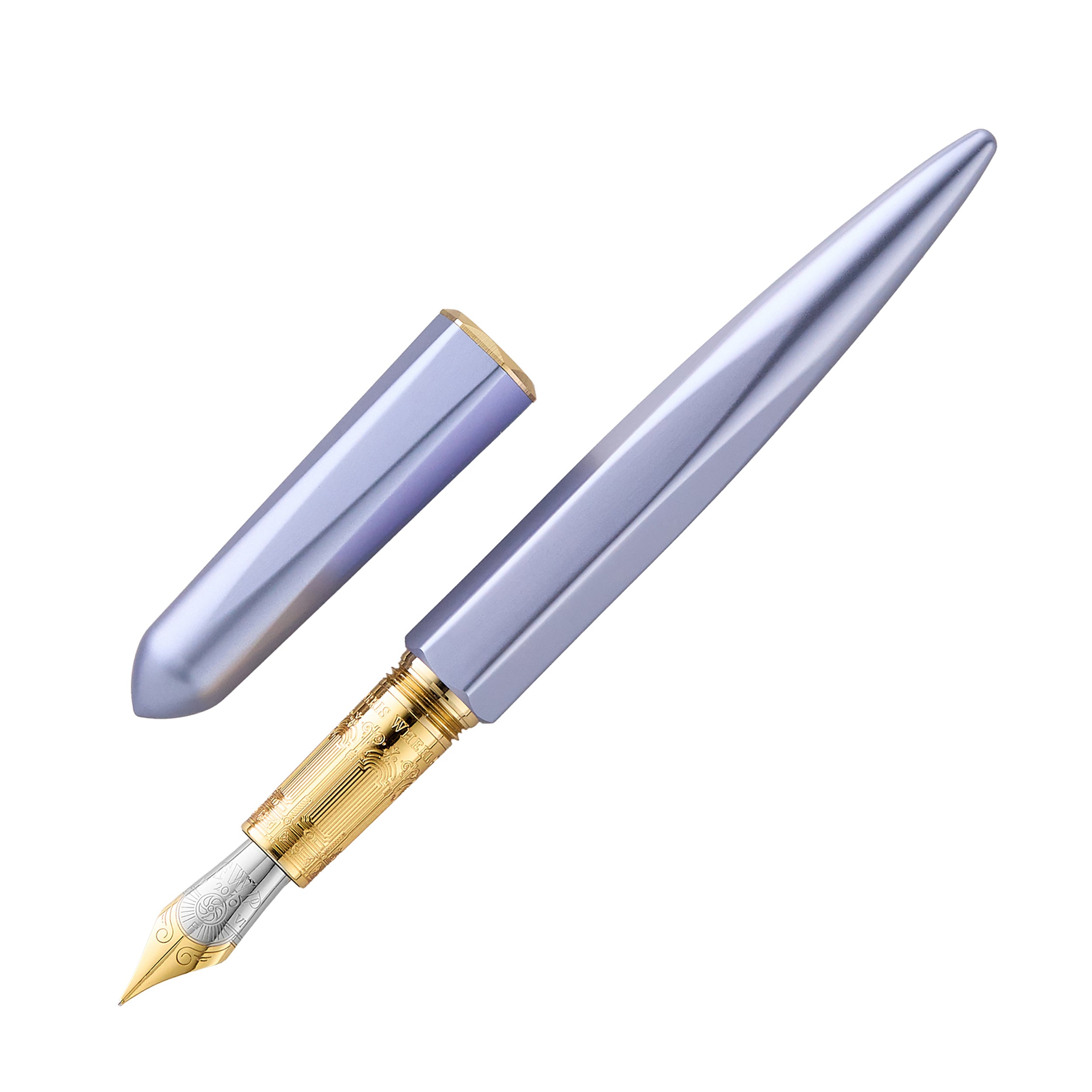 Ferris Wheel Press The Marquise Fountain Pen - Pearl Drop Blue - The ...