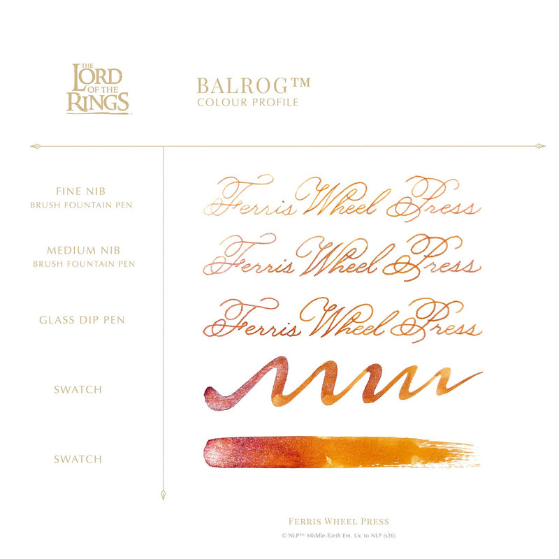 Ferris Wheel Press Lord of the Rings Balrog - 38ml Signature Bottled I ...