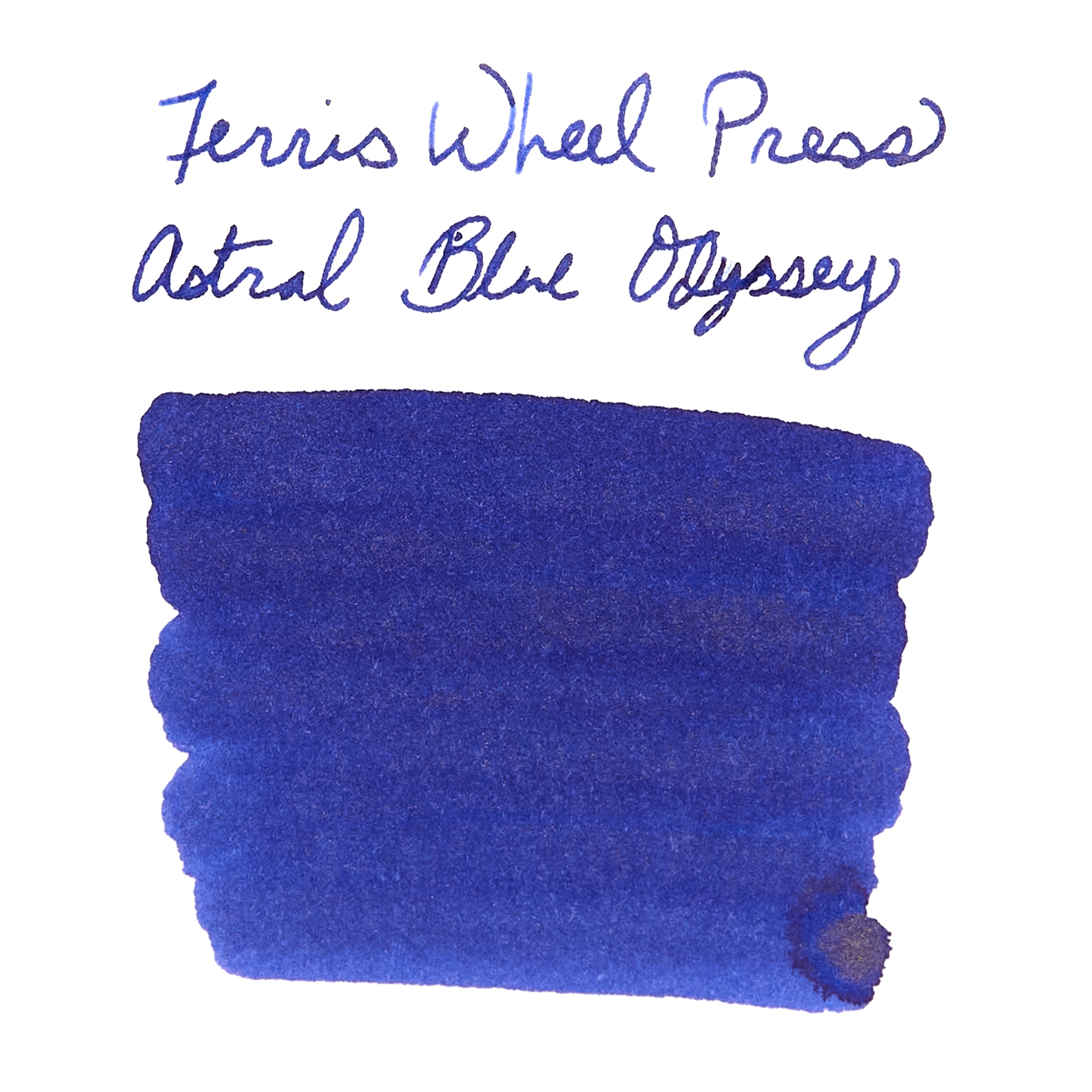 Ferris Wheel Press Astral Blue Odyssey - Ink Sample - The Goulet Pen ...