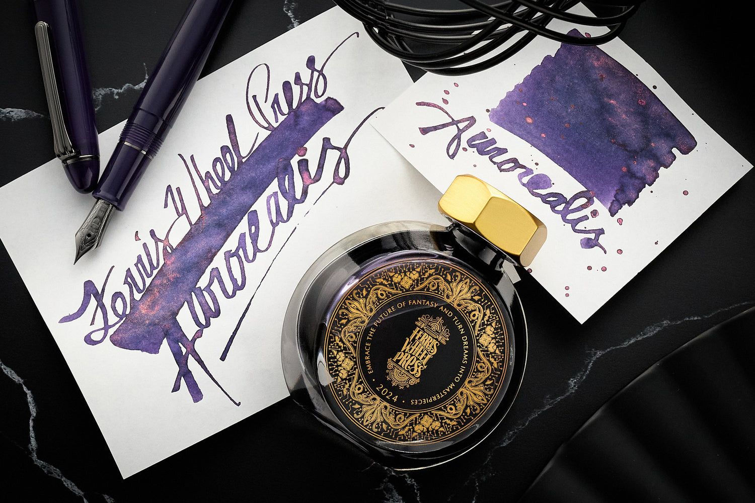 Ferris Wheel Press Aurorealis - Ink Sample (2024 LE) - The Goulet Pen ...