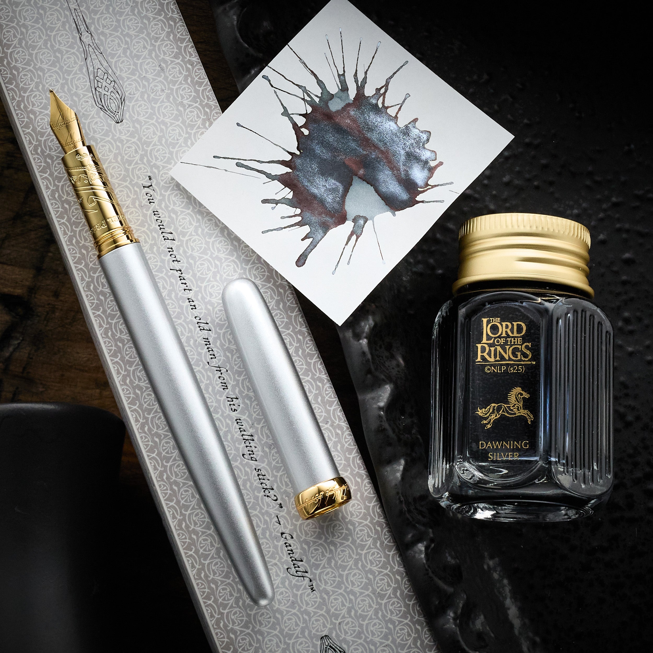 Ferris Wheel Press Lord of the Rings Bijou Fountain Pen & Ink Set - Ga ...