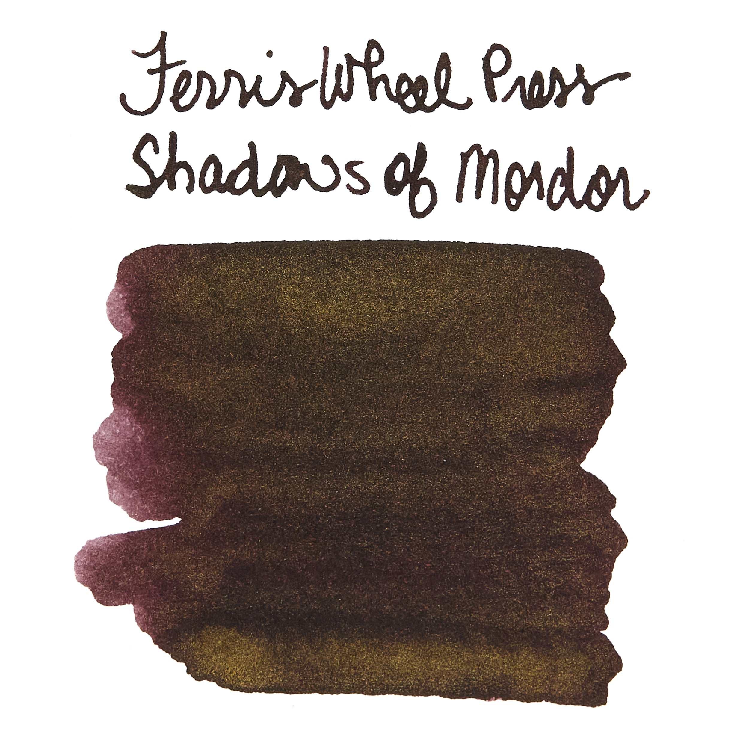 Ferris Wheel Press Lord of the Rings Shadows of Mordor - Ink Sample ...