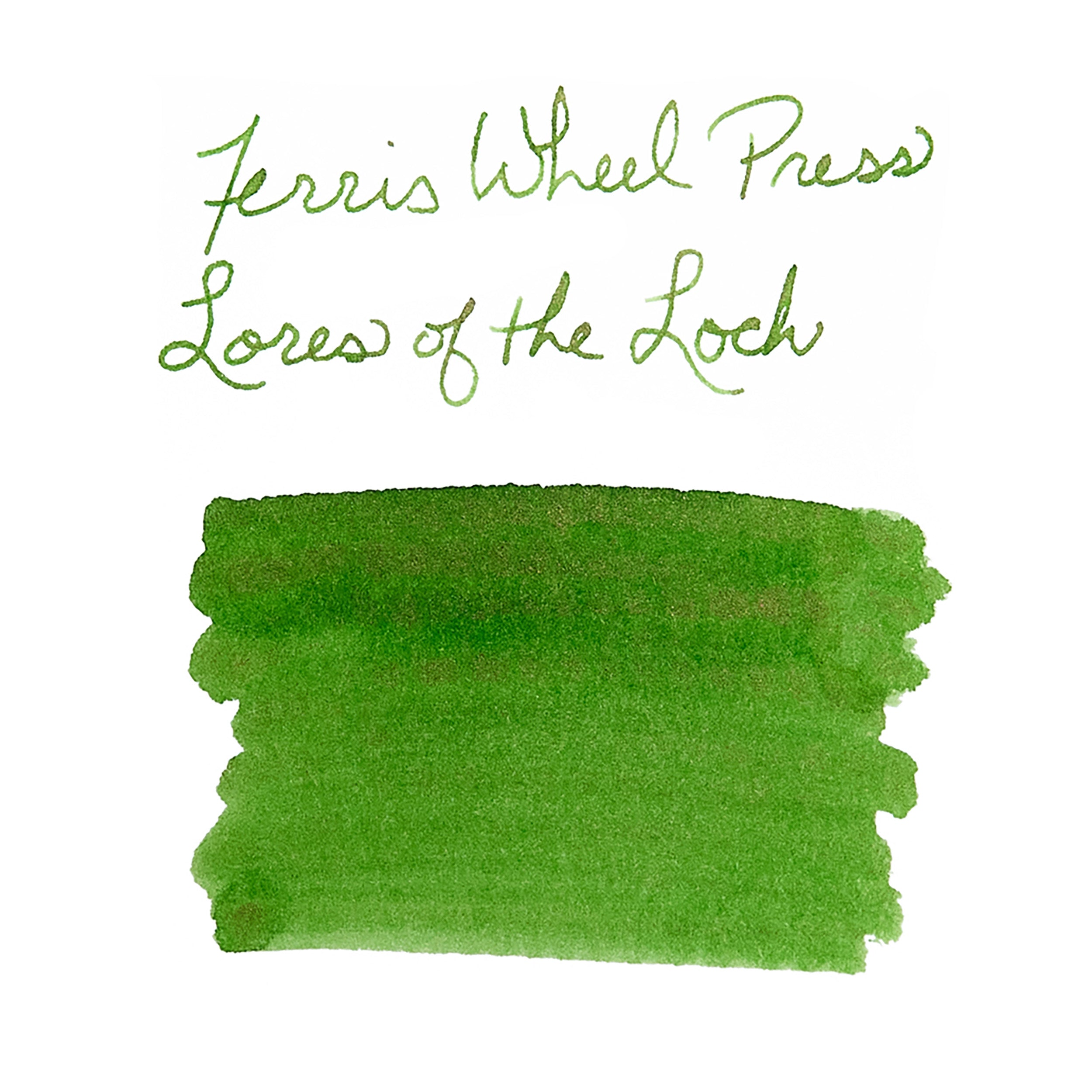Ferris Wheel Press Lores of the Loch - Ink Sample - The Goulet Pen Company
