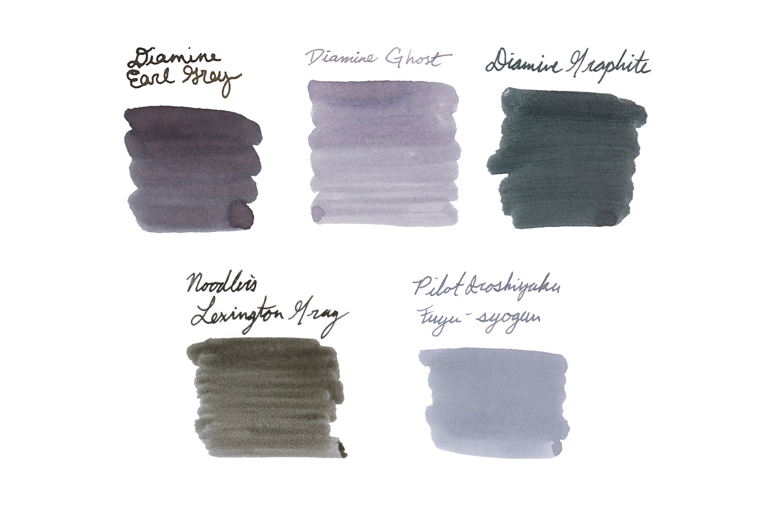 Grey & Silver Fountain Pen Ink - The Goulet Pen Company