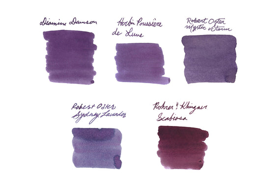 Fountain Pen Ink Sample Sets by Color - The Goulet Pen Company