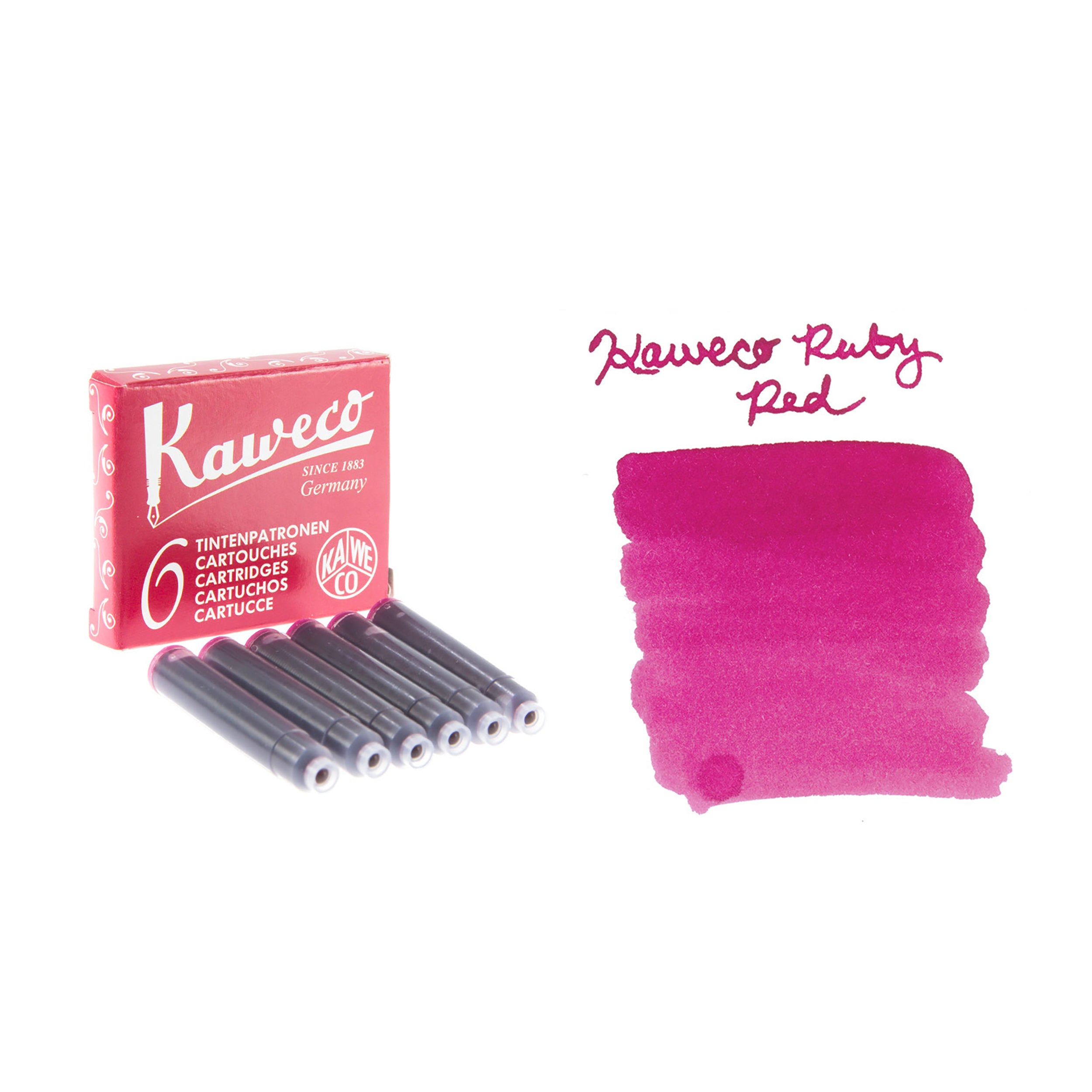 Kaweco Ruby Red - Fountain Pen Ink Cartridges - The Goulet Pen Company