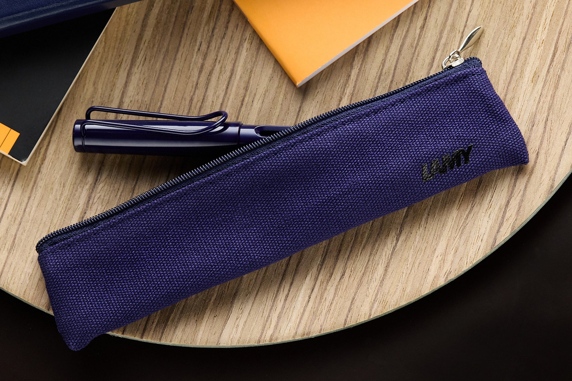 LAMY elastic pen bag - dark dusk - The Goulet Pen Company