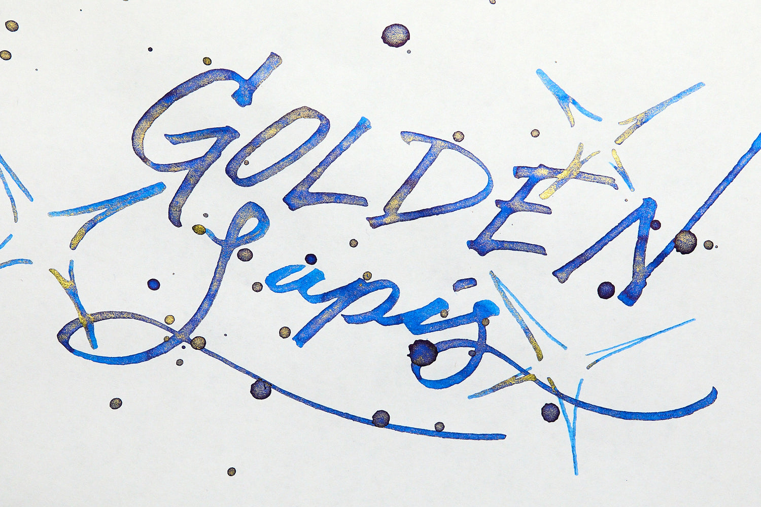 Pelikan Edelstein Golden Lapis - Ink Sample (Special Edition) - The ...