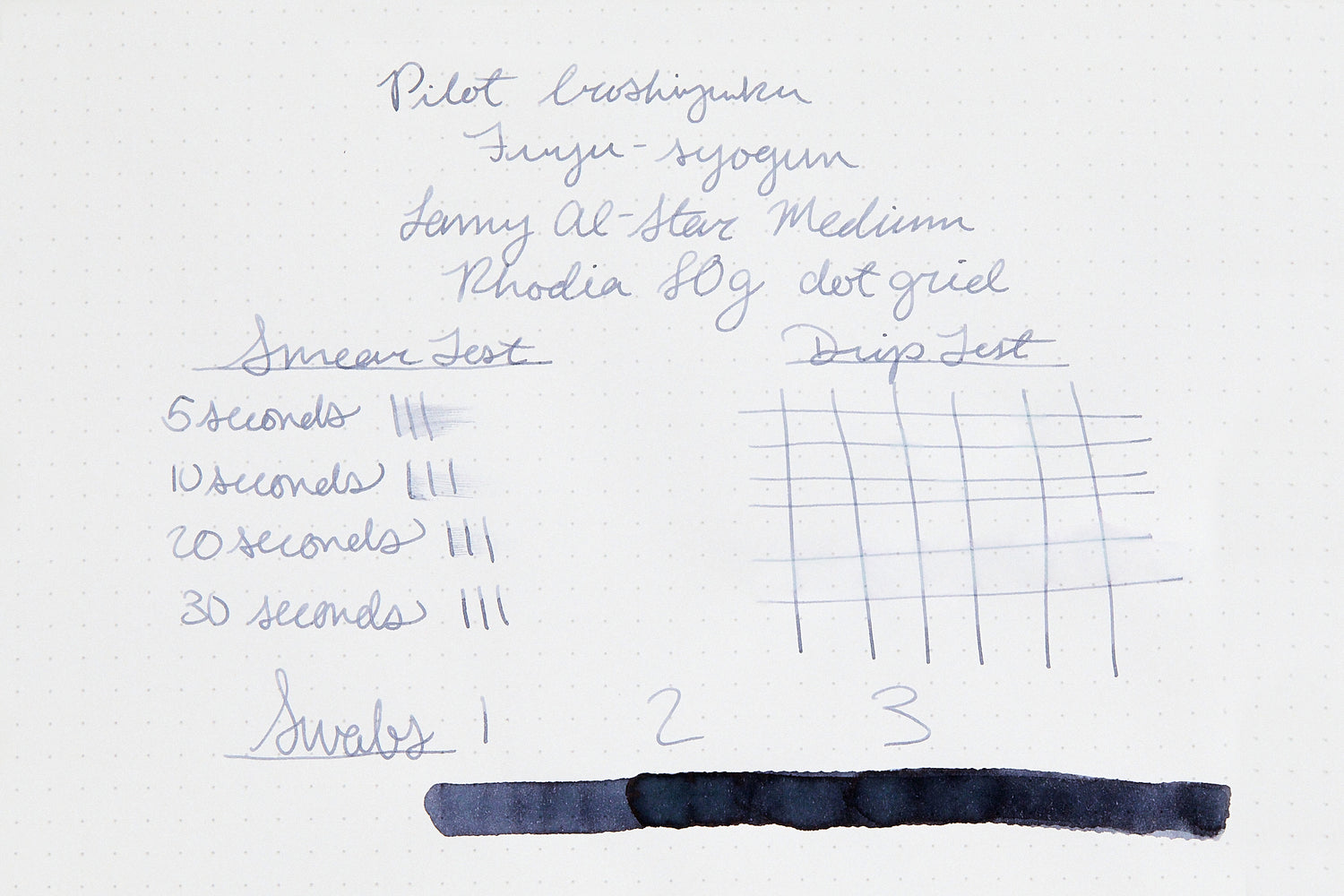 Pilot Iroshizuku Fuyu-syogun - Ink Sample - The Goulet Pen Company