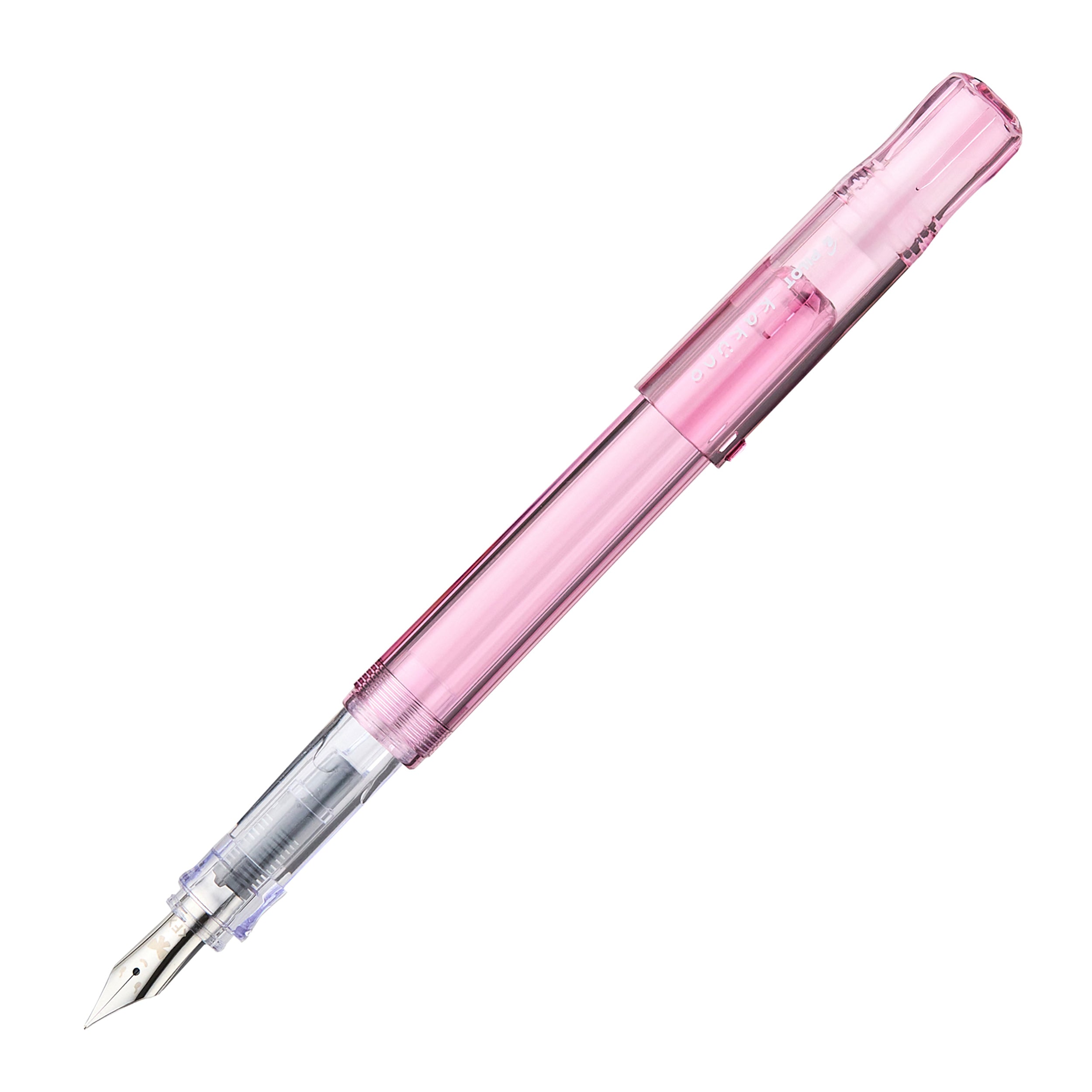 Pilot Kakuno Fountain Pen - Translucent Pink - The Goulet Pen Company