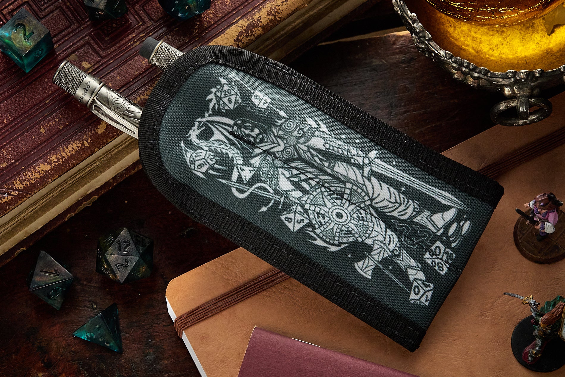Retro 51 x Rickshaw Bagworks 2 Pen Coozy - Fire & Dice 2e: Fighter ...