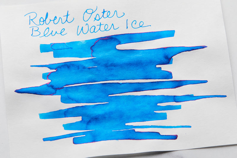 Robert Oster Blue Water Ice - Ink Sample - The Goulet Pen Company