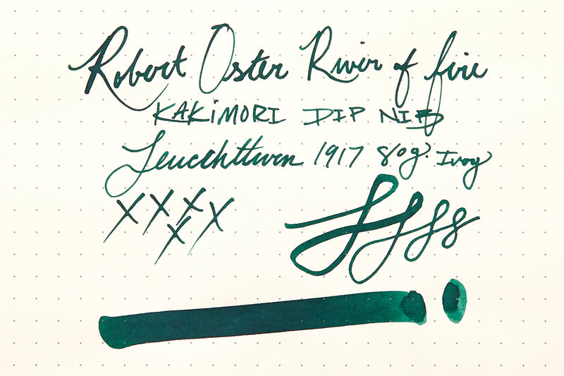 Robert Oster River of Fire - Ink Sample - The Goulet Pen Company
