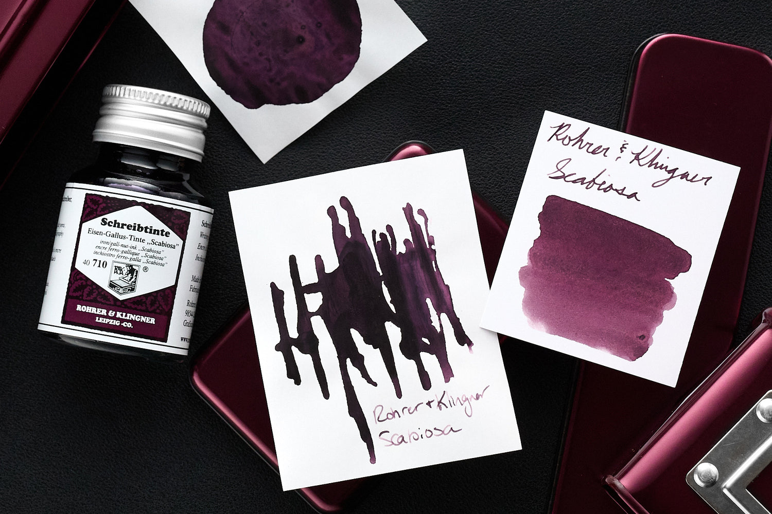 Rohrer & Klingner Scabiosa - 50ml Bottled Fountain Pen Ink - The Goulet Pen Company