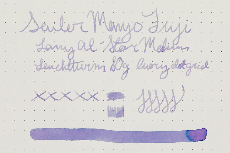 Sailor Manyo Fuji - Ink Sample - The Goulet Pen Company