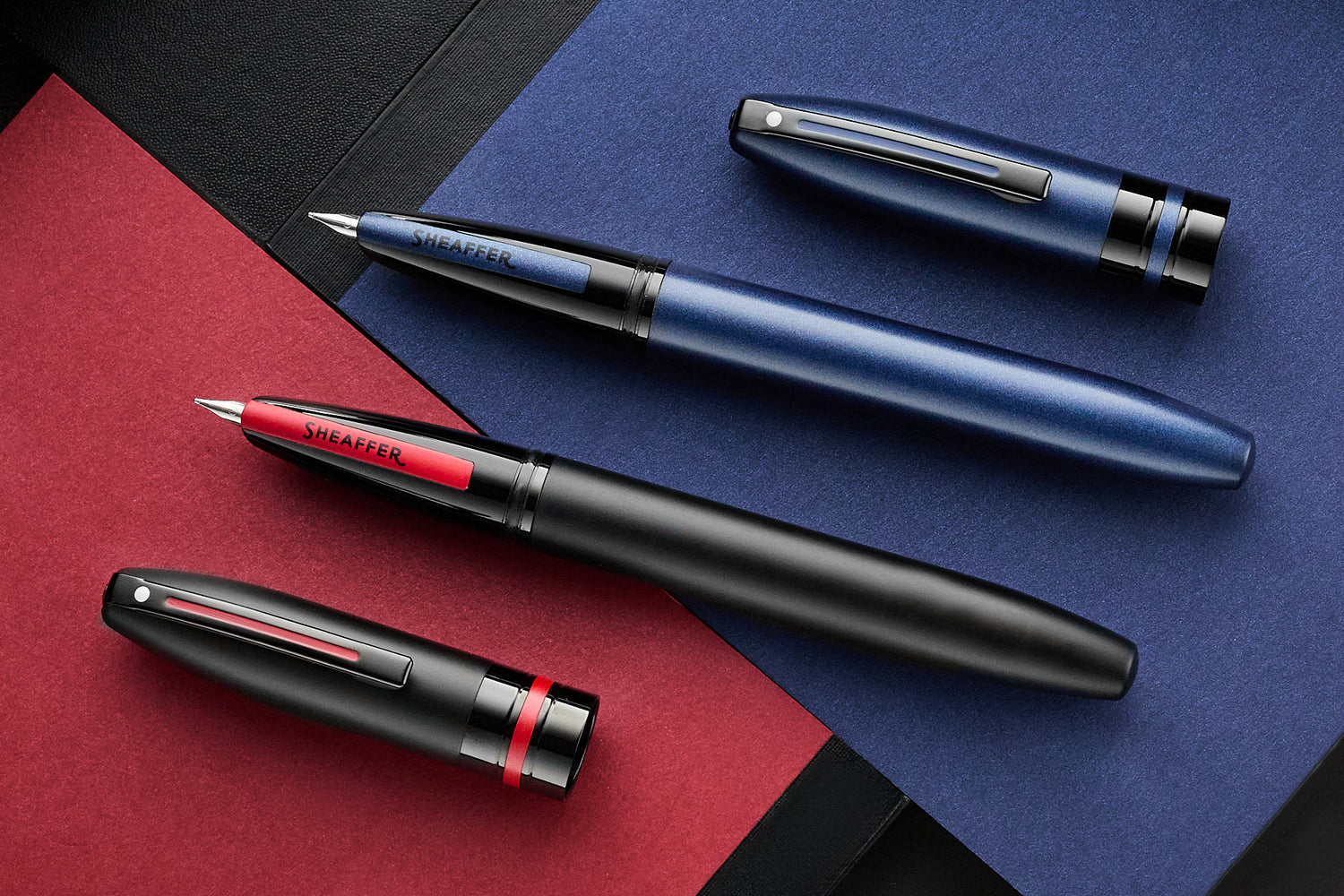 Sheaffer Icon Fountain Pen - Blue/Black - The Goulet Pen Company