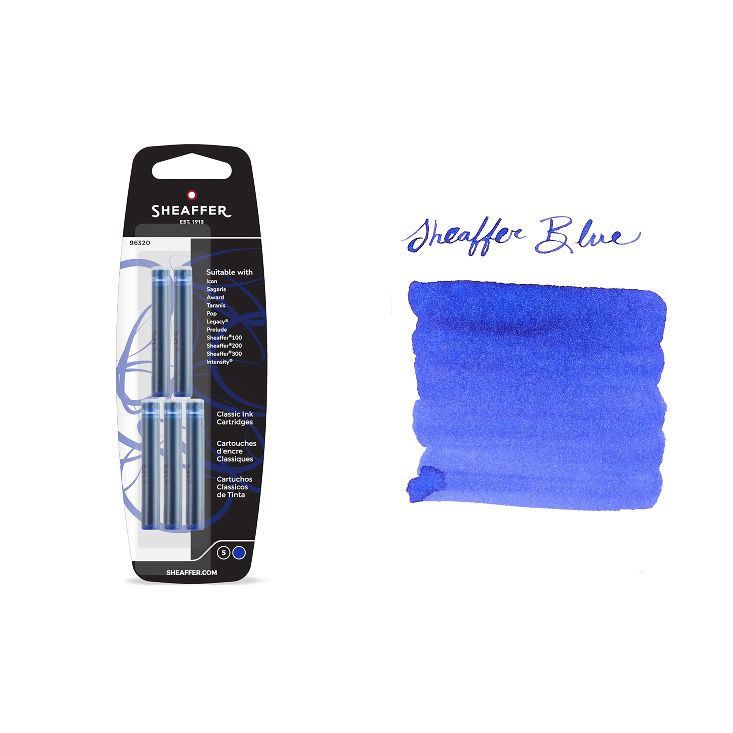 Sheaffer Blue - Fountain Pen Ink Cartridges - The Goulet Pen Company