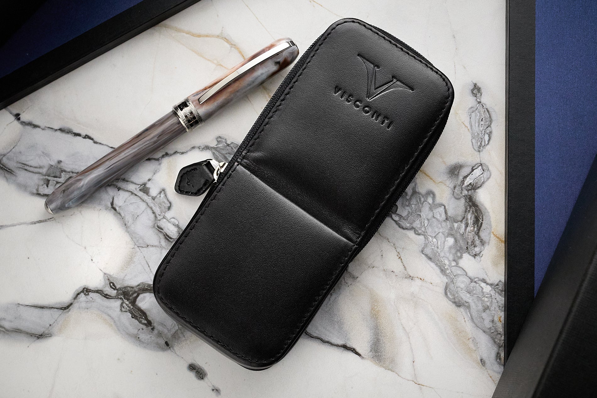 Visconti Leather Pen Cases - The Goulet Pen Company