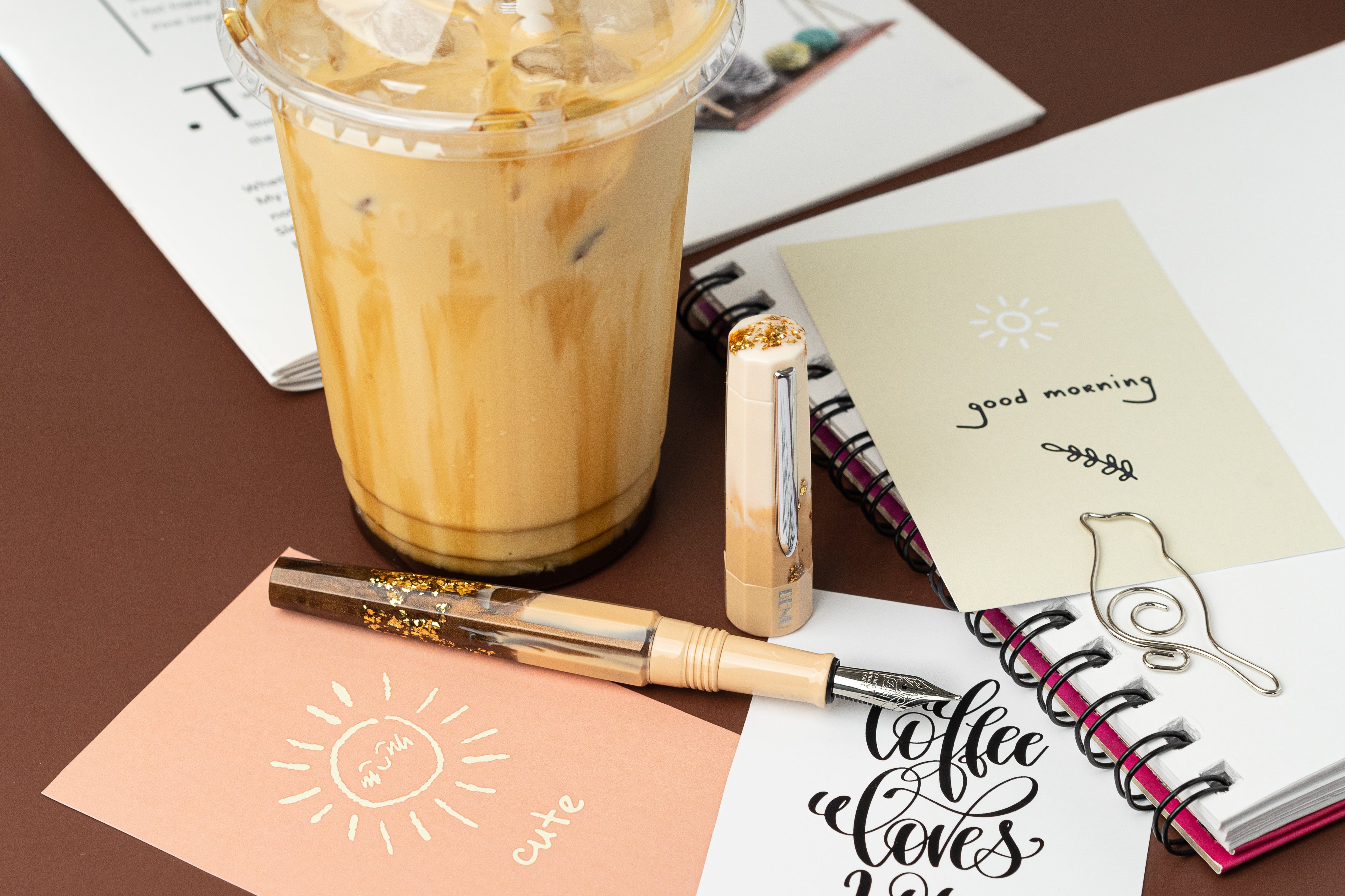 BENU Euphoria Fountain Pen - Iced Caramel Latte (Special Edition) - The ...