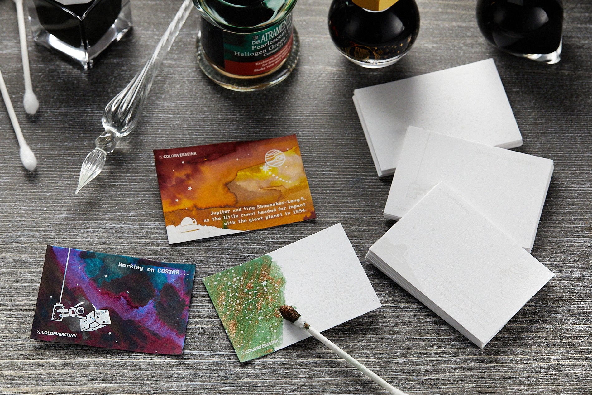 Colorverse Ink Art Cards - Hubble (Size A) - The Goulet Pen Company