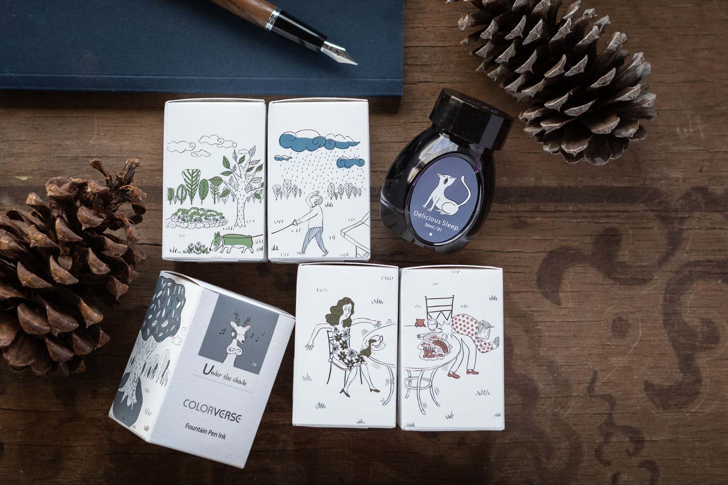 Colorverse Rainy Day - 30ml Bottled Fountain Pen Ink - The Goulet Pen ...