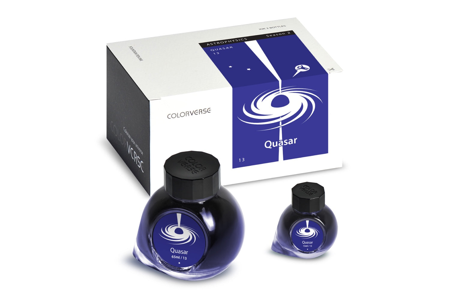 Colorverse Quasar - 65ml + 15ml Bottled Fountain Pen Ink - The Goulet ...
