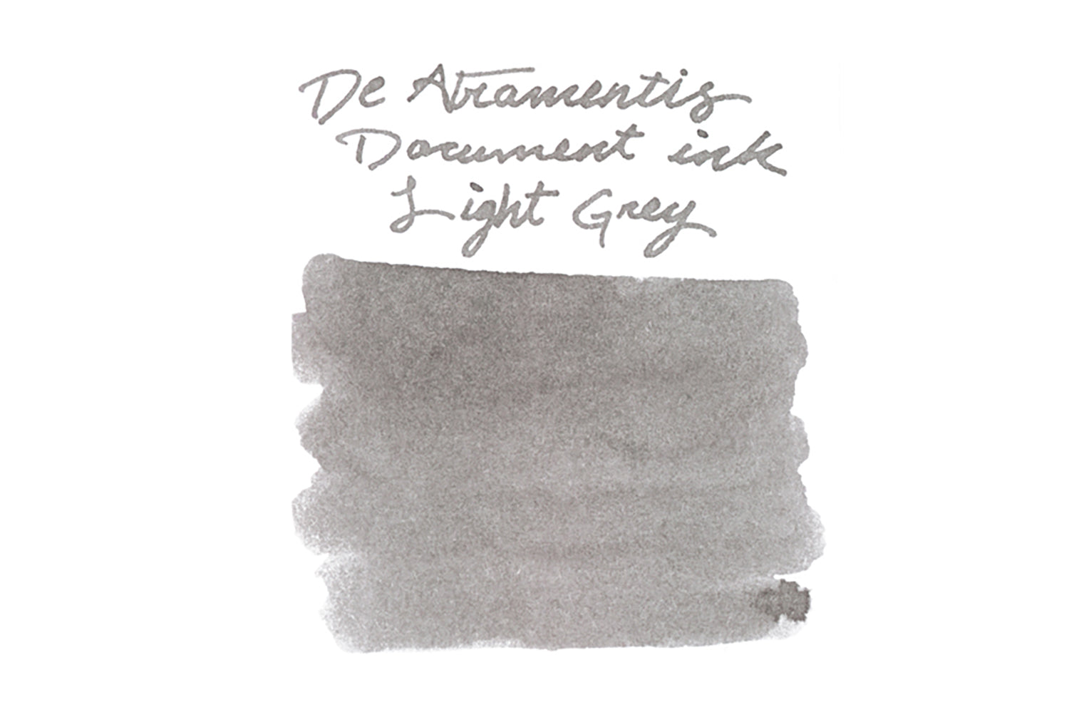 De Atramentis Document Ink Light Grey - Ink Sample - The Goulet Pen Company